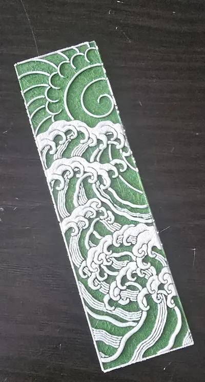 Kanagawa wave bookmark by Andr3d MakerWorld: Download Free 3D Models