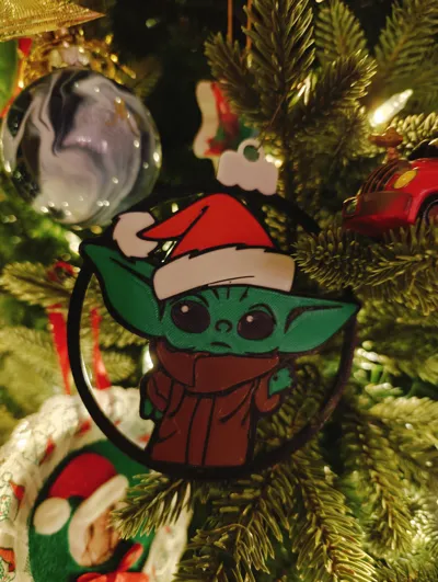 Baby Yoda Christmas Tree Decoration by Frikarte3D - MakerWorld