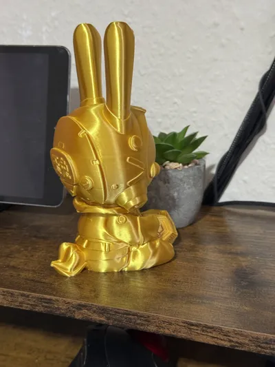 Destiny 2 Jade Rabbit Fanart Sitting figurine by Touwaka - MakerWorld