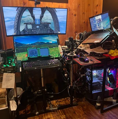 Thrustmaster MFD Cougar Screen & Table Mount by idefixrc MakerWorld ...