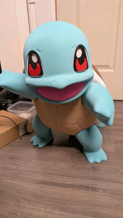 Squirtle Multipart Pokedex Scale. No Supports 51cm Remixed by TCS ...