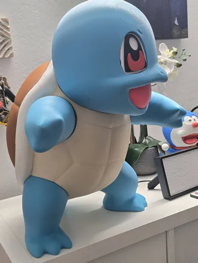 Squirtle Multipart Pokedex Scale. No Supports 51cm Remixed by TCS ...