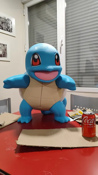 Squirtle Multipart Pokedex Scale. No Supports 51cm Remixed by TCS ...