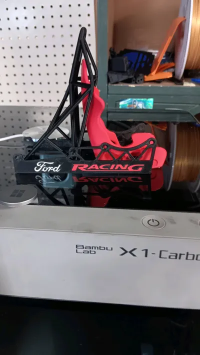 Recaro Racing Seat Phone Holder Ford Racing Remixed by Zapa MakerWorld ...