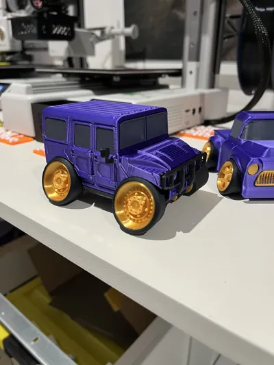 Tooned HUMMER H1 (Humvee) by soarpix MakerWorld: Download Free 3D Models