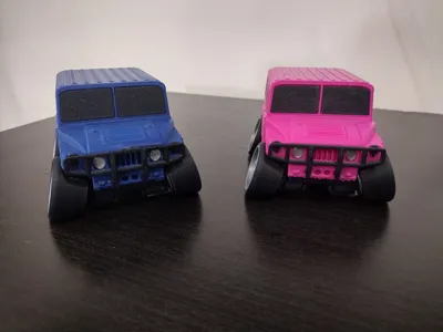 Tooned HUMMER H1 (Humvee) by soarpix MakerWorld: Download Free 3D Models