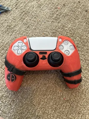 Deadpool ps5 controller case by Mike33D MakerWorld: Download Free 3D Models