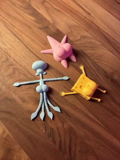 Patrick Star Fridge Magnet by EmployeesMWH MakerWorld: Download Free 3D ...