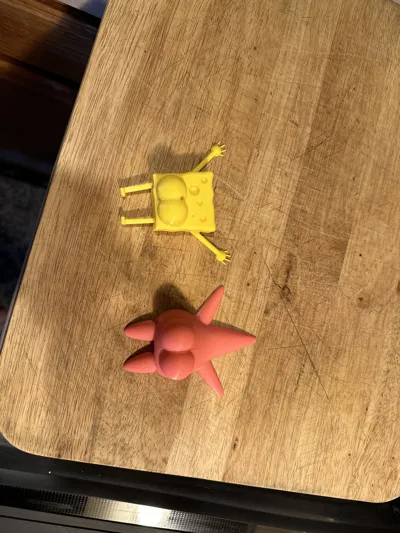 Patrick Star Fridge Magnet by EmployeesMWH MakerWorld: Download Free 3D ...
