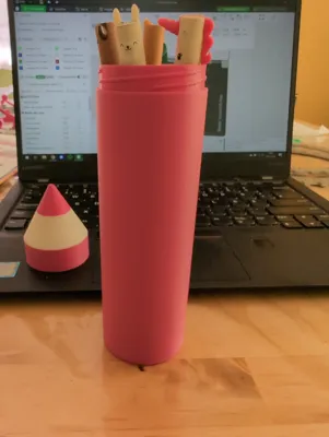 Colored Pencil Case by Meshi Studios MakerWorld: Download Free 3D Models