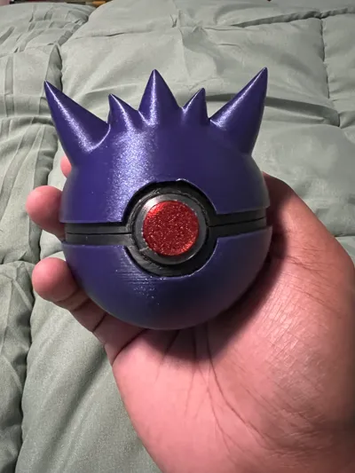 Gengar Ball - Pokemon - Pokeball Functional by Torikami MakerWorld ...