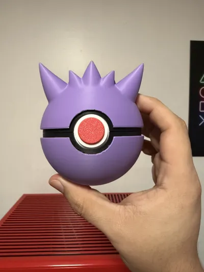 Gengar Ball - Pokemon - Pokeball Functional by Torikami MakerWorld ...