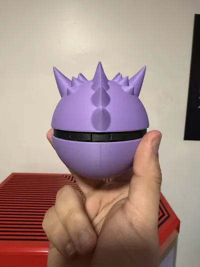 Gengar Ball - Pokemon - Pokeball Functional by Torikami MakerWorld ...