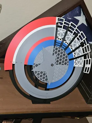 Captain America Prototype Shield from Deadpool 3 by Aaksta MakerWorld ...