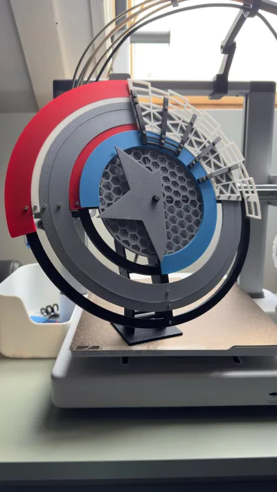 Captain America Prototype Shield from Deadpool 3 by Aaksta MakerWorld ...