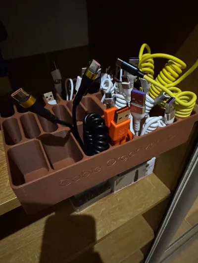 Cable Organizer Box - Free 3D Print Model - MakerWorld