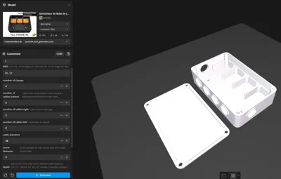 Junction Box Generator - Free 3D Print Model - MakerWorld