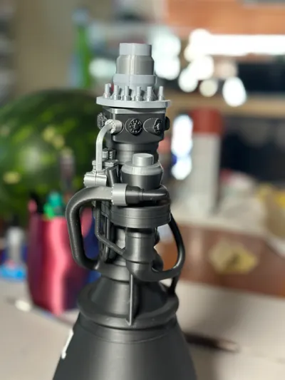 SpaceX Raptor 3 Rocket Engine by CrazyJ MakerWorld: Download Free 3D Models