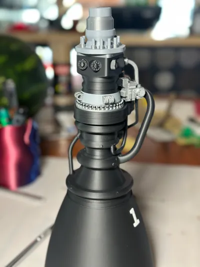 SpaceX Raptor 3 Rocket Engine by CrazyJ MakerWorld: Download Free 3D Models