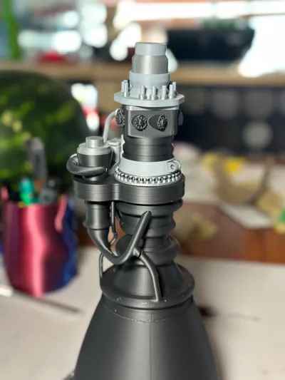 SpaceX Raptor 3 Rocket Engine by CrazyJ MakerWorld: Download Free 3D Models