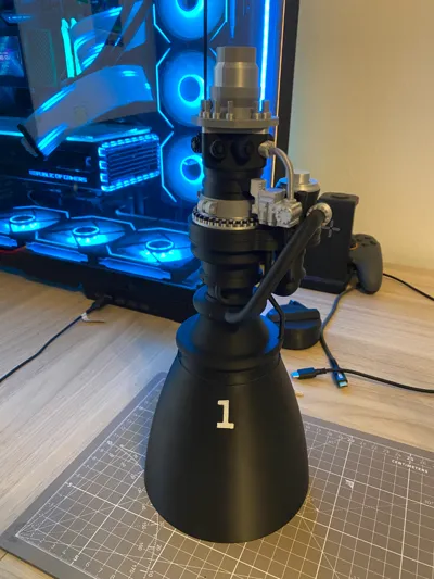 SpaceX Raptor 3 Rocket Engine by CrazyJ MakerWorld: Download Free 3D Models