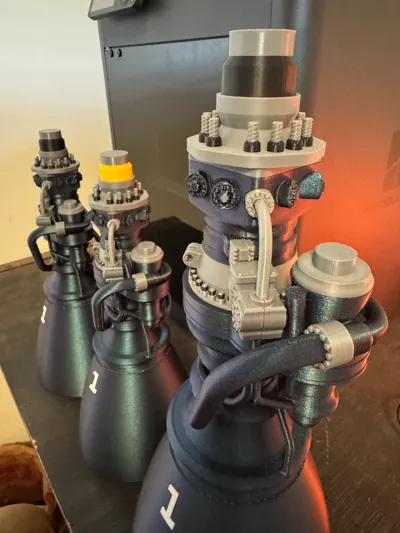 SpaceX Raptor 3 Rocket Engine by CrazyJ MakerWorld: Download Free 3D Models