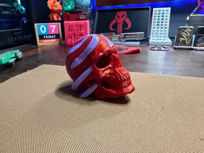 impossible passthrough skull Remixed by Zonique2k MakerWorld: Download ...