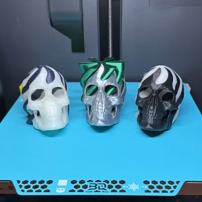 impossible passthrough skull Remixed by Zonique2k MakerWorld: Download ...
