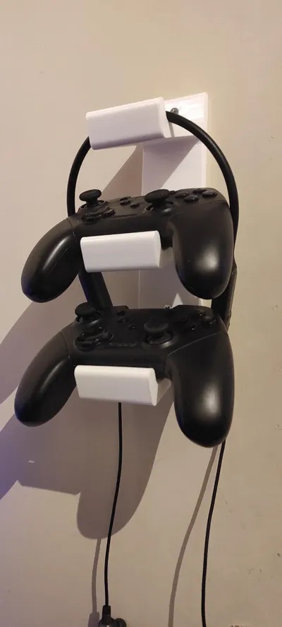 Wall mount controller holder by Game8over MakerWorld: Download Free 3D ...