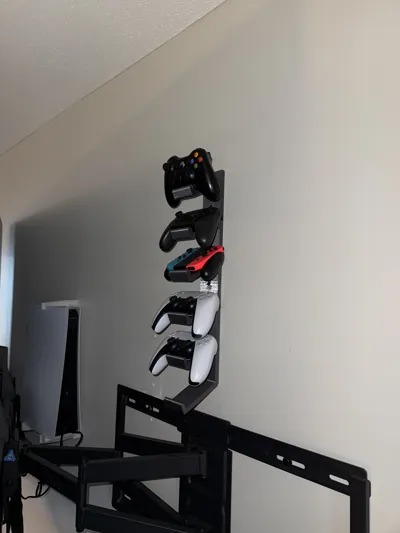 Wall mount controller holder by Game8over MakerWorld: Download Free 3D ...
