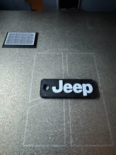 Jeep logo keychain by Johny3D MakerWorld: Download Free 3D Models