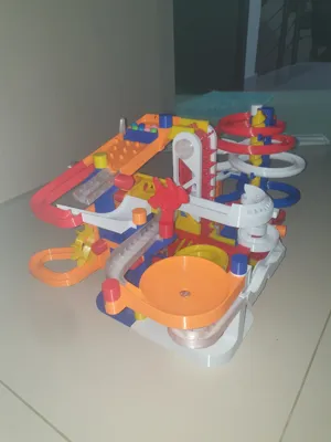 Marble Run 003 5-Ways Roller Coaster v1B Addon by MplusM - MakerWorld