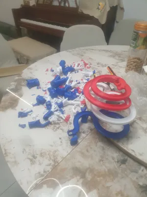 Marble Run 003 5-Ways Roller Coaster v1B Addon by MplusM - MakerWorld