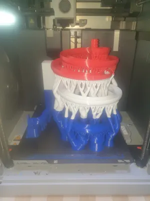 Marble Run 003 5-Ways Roller Coaster v1B Addon by MplusM - MakerWorld