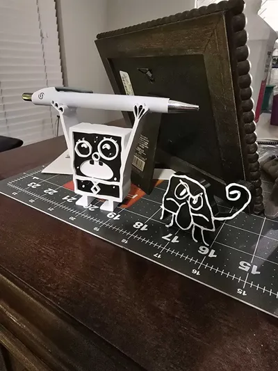 doodle bob style pen holder - Free 3D Print Model - MakerWorld