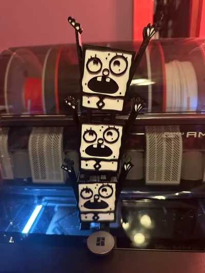 doodle bob style pen holder - Free 3D Print Model - MakerWorld
