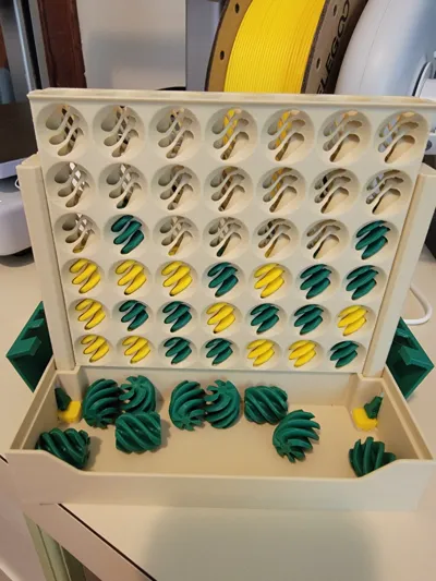 Connect 4-Tex (Vortex/Passthrough Connect 4 game) by evets17MakerWorld ...