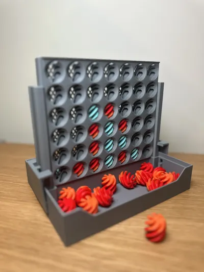 Connect 4-Tex (Vortex/Passthrough Connect 4 game) by evets17MakerWorld: Download Free 3D Models