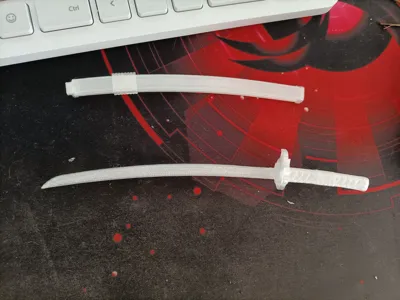 Demon Slayer TANJIRO New Nichirin Sword by hwch19 - MakerWorld