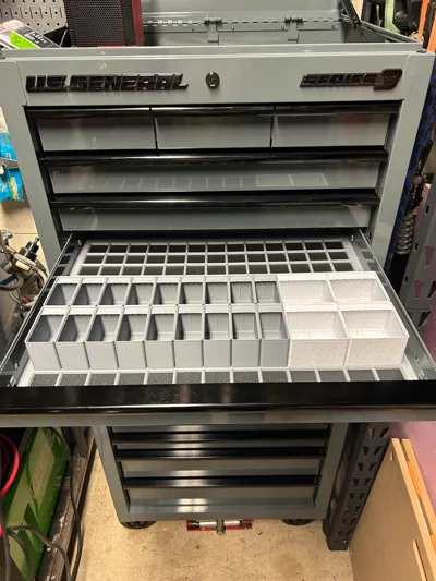 Gridfinity Base for US General Series 3 Tool Boxes by FatCat MakerWorld ...