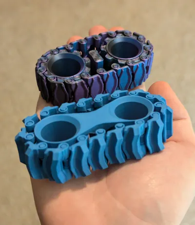 Finger Treads Fidget Track - Print In Place by MottN MakerWorld ...