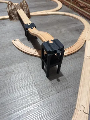 Wooden Train Stackable Riser/Support (Brio / Ikea) by historicc ...