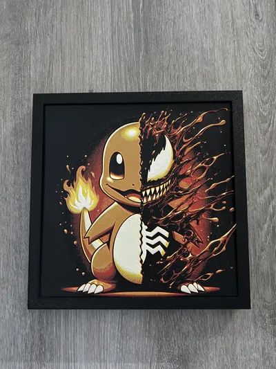 Venomized Charmander by Canadian Gamer MakerWorld: Download Free 3D Models