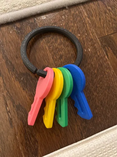 Baby Toy Keys - Free 3D Print Model - MakerWorld