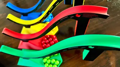 Cosmic Connect - Fun Marble Challenge Game - Free 3D Print Model ...