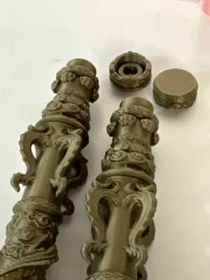 Telescopic Ruyi Jingu Bang Wukong Staff Weapon - Free 3D Print Model ...