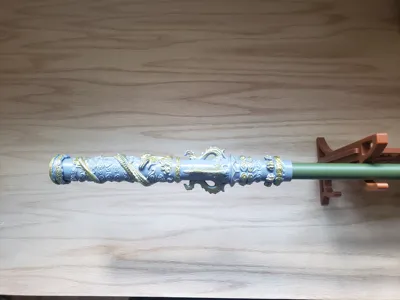 Telescopic Ruyi Jingu Bang Wukong Staff Weapon - Free 3D Print Model ...