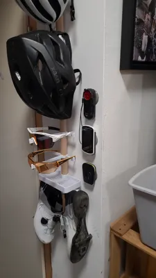 Bike Gear Storage - Helmet, Cleats, Sunglasses etc by MatrixOsiris ...
