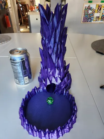 Crystal Dice Tower by Carver Maker MakerWorld: Download Free 3D Models