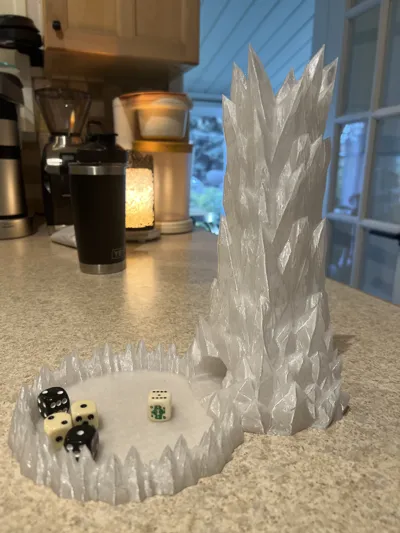 Crystal Dice Tower by Carver Maker MakerWorld: Download Free 3D Models